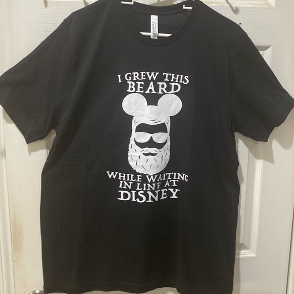Shirts | Disney Dad Mens Disney Tee I Grew This Beard While Waiting In ...